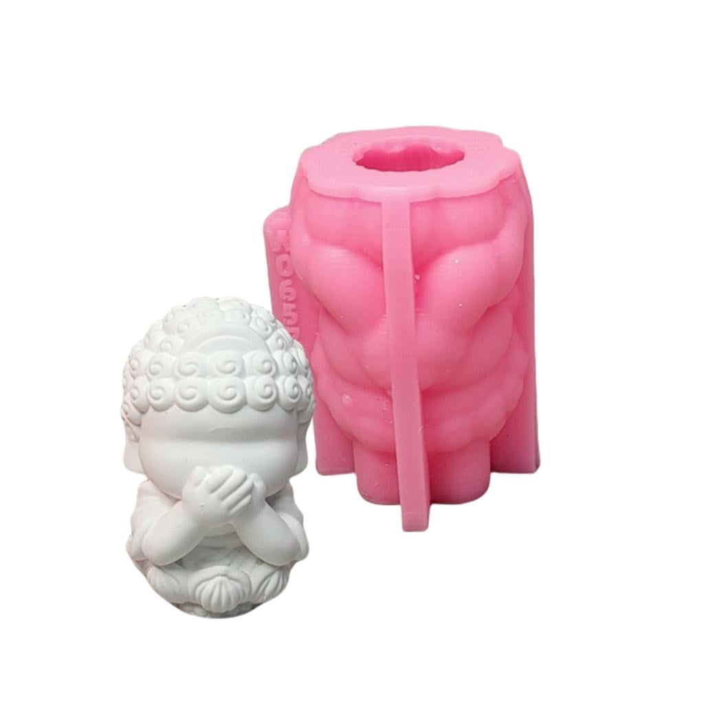 YIGSECU Religious Statue Silicone Candle Molds for Candle Soap ...