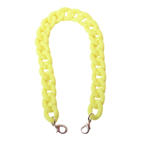 YIGSECU Replacement Handbag Handle 60cm Long Acrylic Purse Chain Straps ...