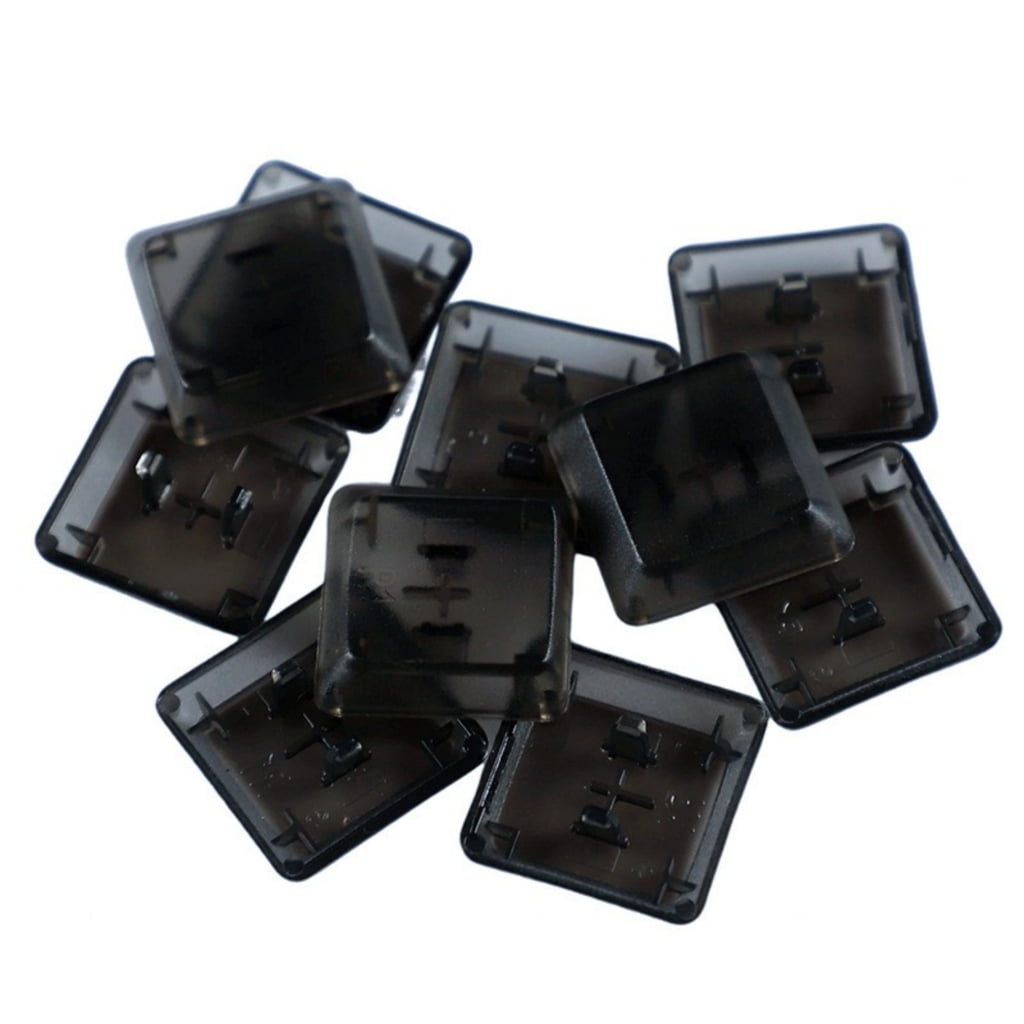 YIGSECU Replacement Keycaps in Translucent Black 1U Size with Backlit ...