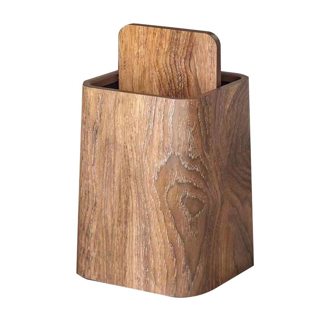 YIGSECU Retro Inspireds Table top Trash Can Rubbish Bin with Easy to ...