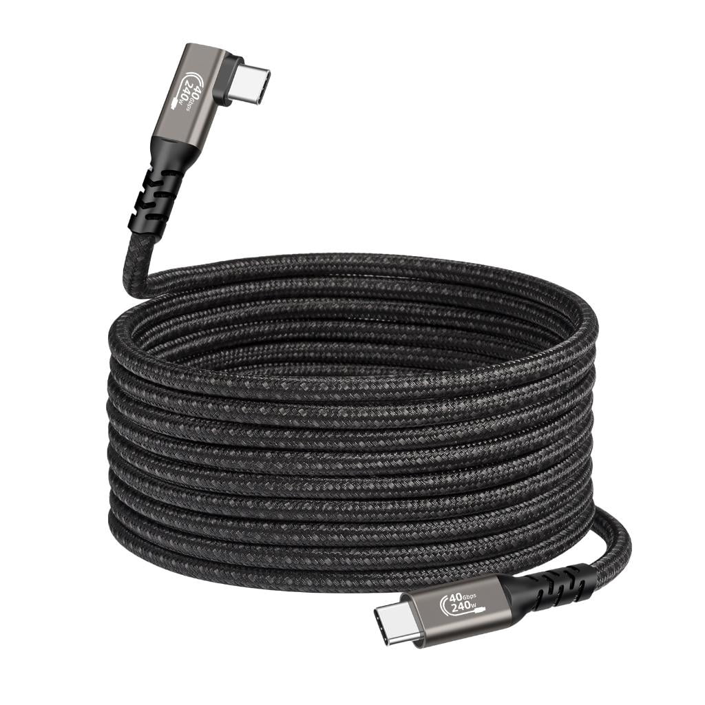 YIGSECU Right Angle Cable 240W Power Delivery and 8K Display Support ...