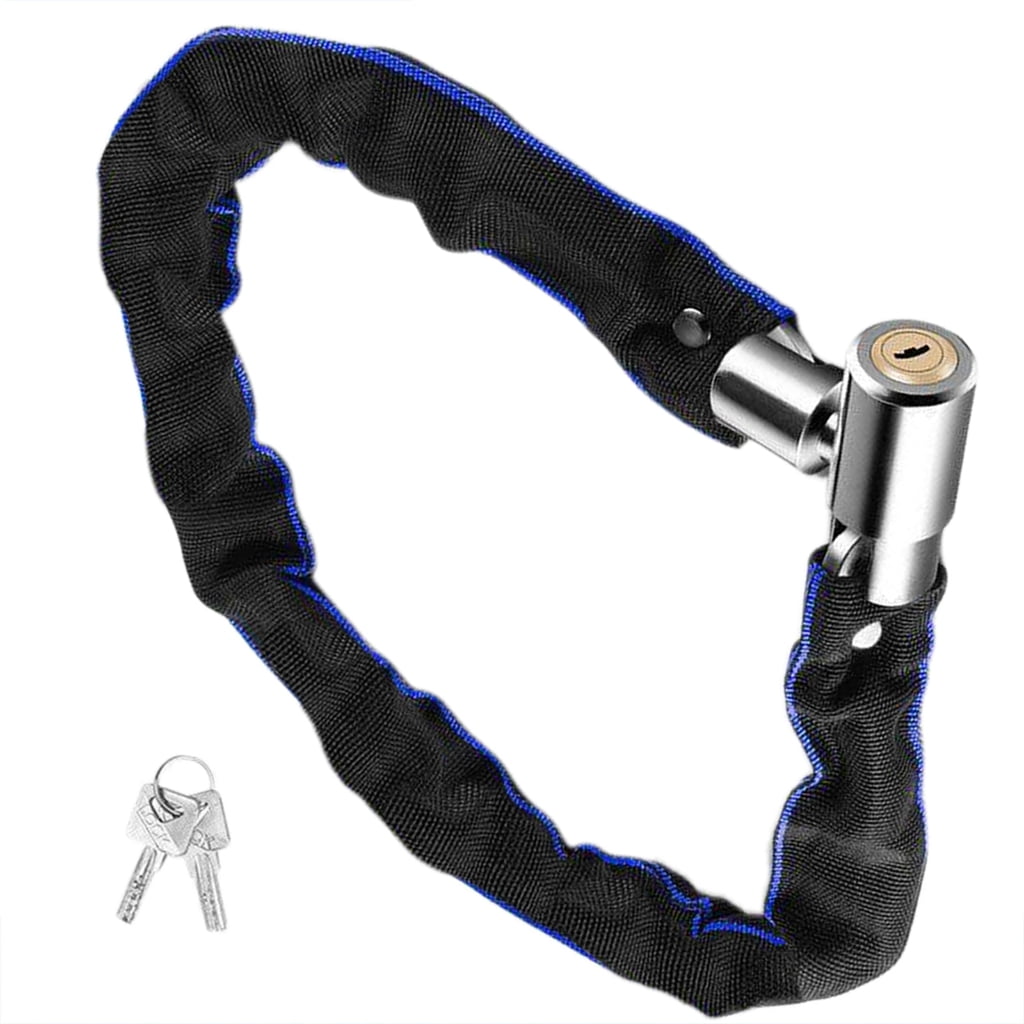 YIGSECU Road Bike Safety Chain Lock With 2 Key Antitheft Mountain Bike ...