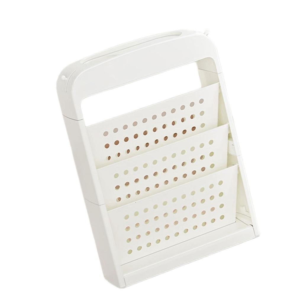 YIGSECU Rolling Magazine Rack with Large Storage Solution for Office ...
