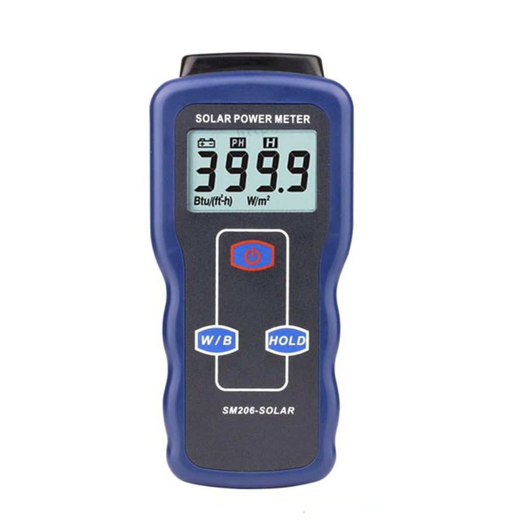 YIGSECU SM206 Solar Power Meter Digital Solar Meter Solar Irradiance ...