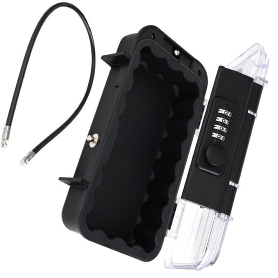 YIGSECU Safe Box Portable Lock Box 4 Digit Combination Security Case ...