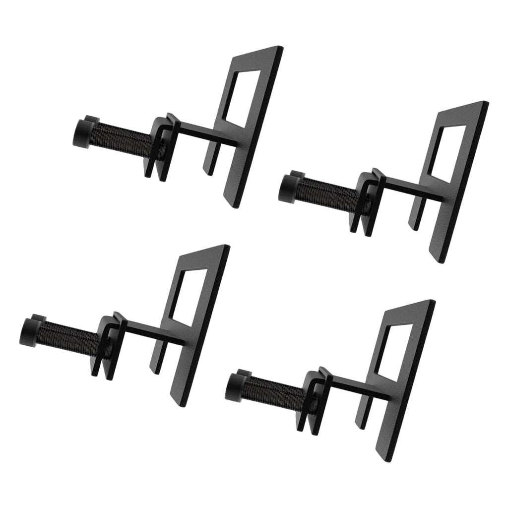 YIGSECU Set Of 4 Sturdy Bed Support Clip Heavy Duty Metal Brackets ...