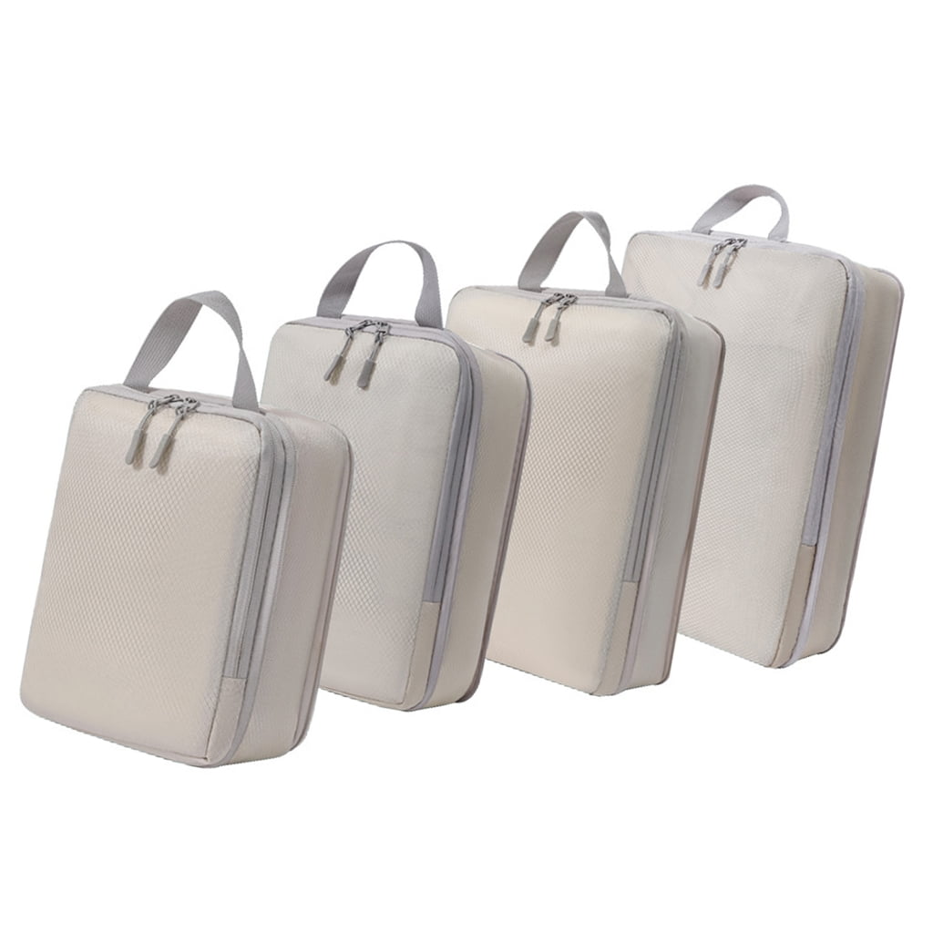 YIGSECU Set of 4 Vacuum Storage Bag Polyester Compression Bag Water ...