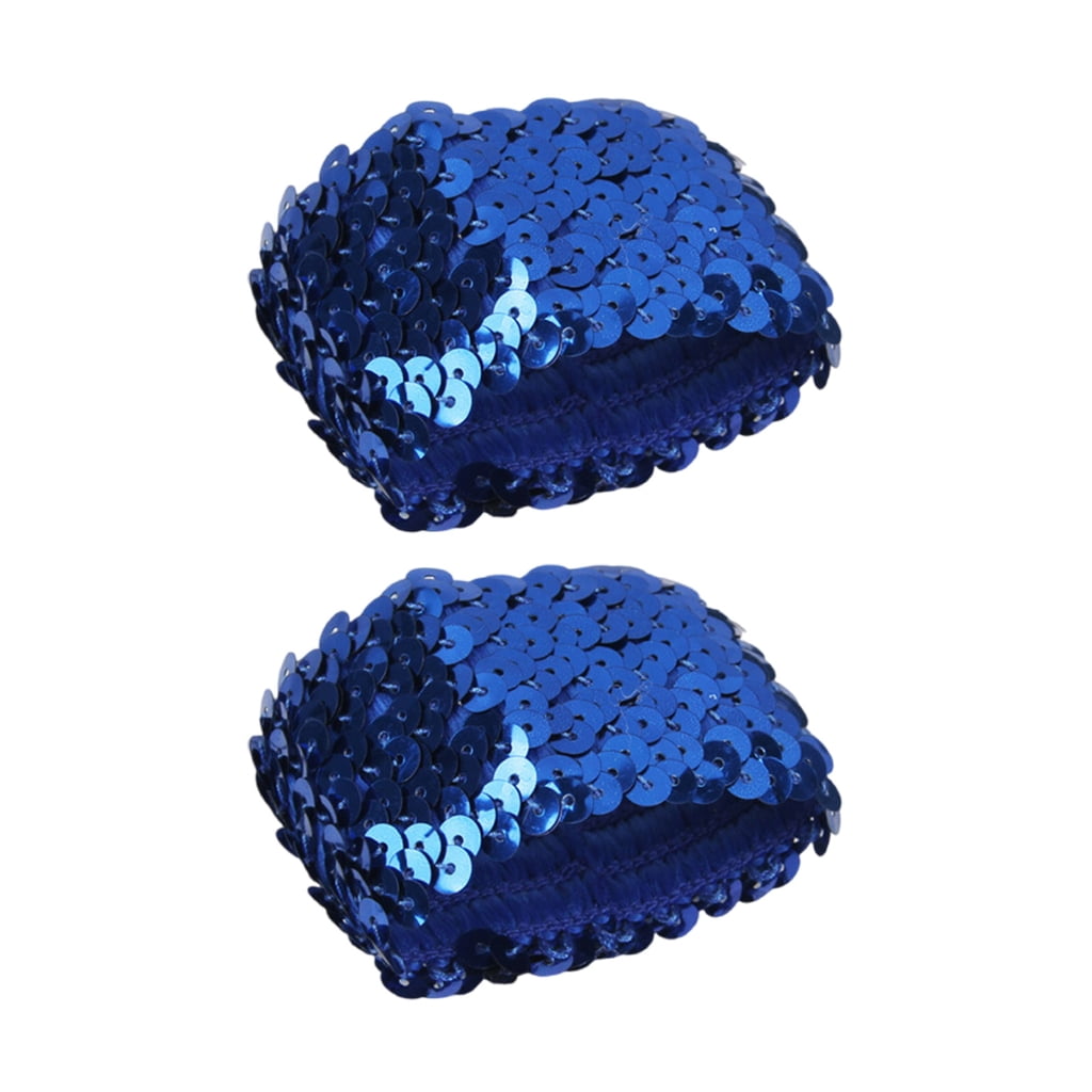 YIGSECU Shinmering Fingerless Arm Sleeves with Sequins for Women and ...