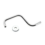 YIGSECU Shower Head Extension Arm 13inch High Rise Gooseneck Risers ...