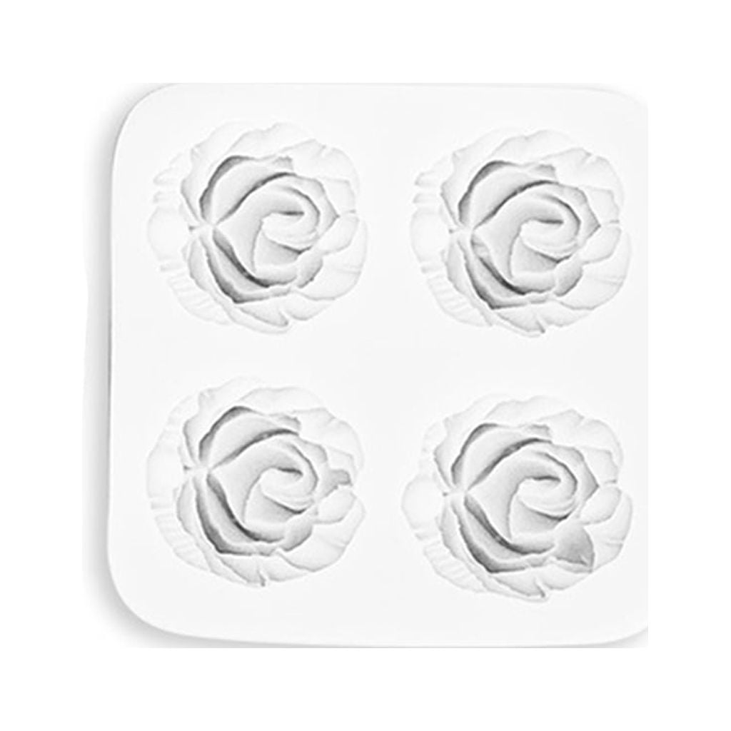 YIGSECU Silicone Chocolate Mold Rose Shaped Chocolate Candy Moulds ...