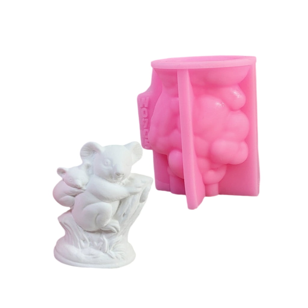 YIGSECU Silicone Moulds Animal Molds Ornament Molds Koala with Baby ...