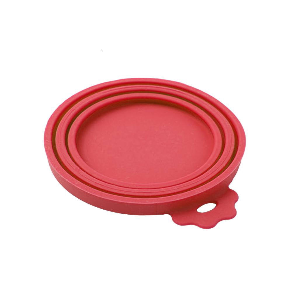 YIGSECU Silicone Pet Food Can Lid with Handle Universal Food Can Cover ...
