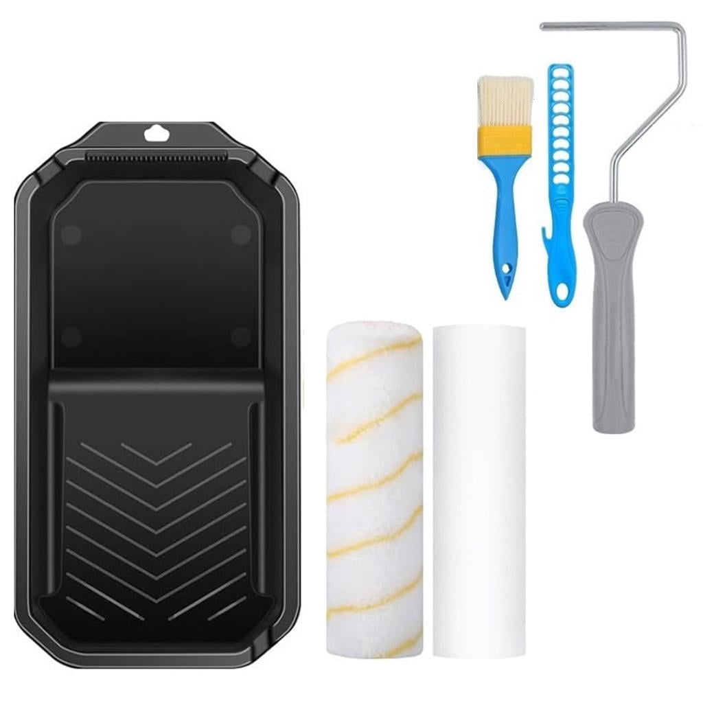 YIGSECU Small Paint Roller Set with Microfiber Rollers Designs for ...