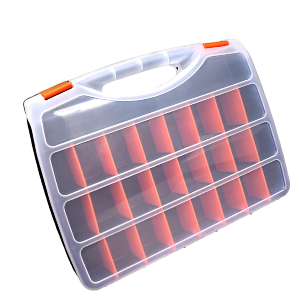 YIGSECU Small Parts Organizer Tools Organizer Box with Removable ...