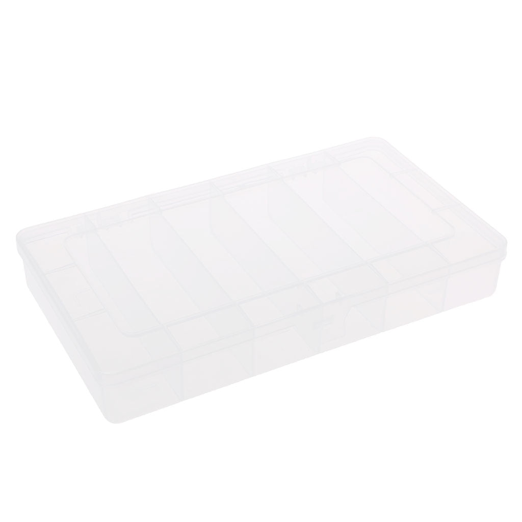 YIGSECU Small for Pill Chip Divider Storage Box Clear Square Jewelry ...