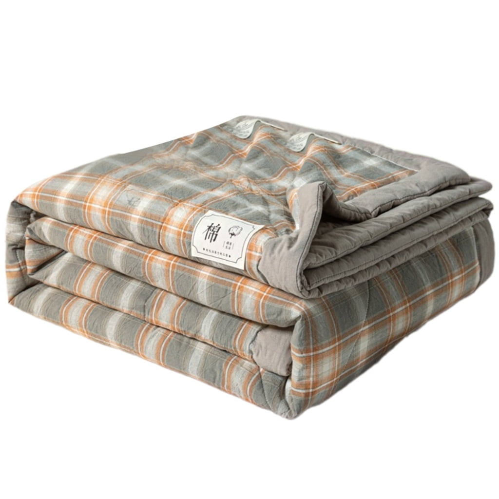 YIGSECU Soft Checkered Design Cotton Blanket Comforter Suitable for ...