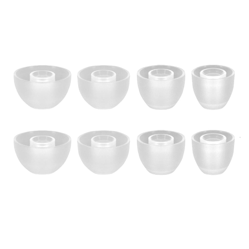 YIGSECU Soft Silicone Eartips Set for Earphones Earbuds Noise Reduction ...