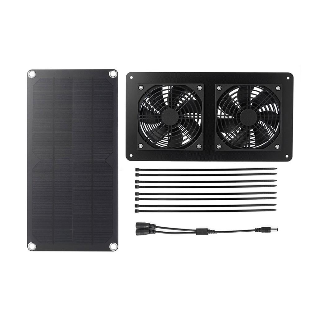 YIGSECU Solar plate Fan Professional Solar Powered Exhaust Fan ...