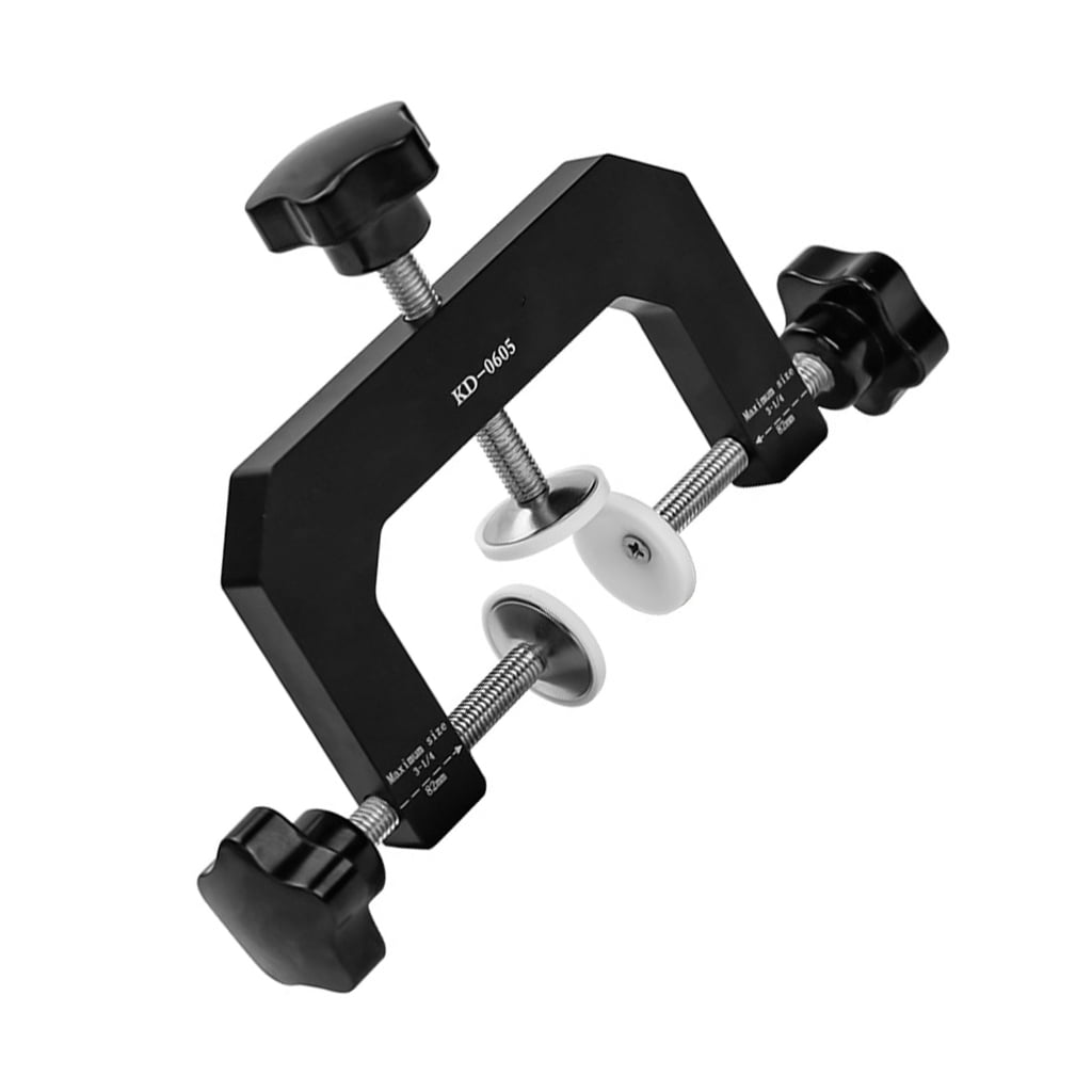YIGSECU Solid Aluminum C Clamps, 82mm Depth,Screw Clamp for Bathroom ...