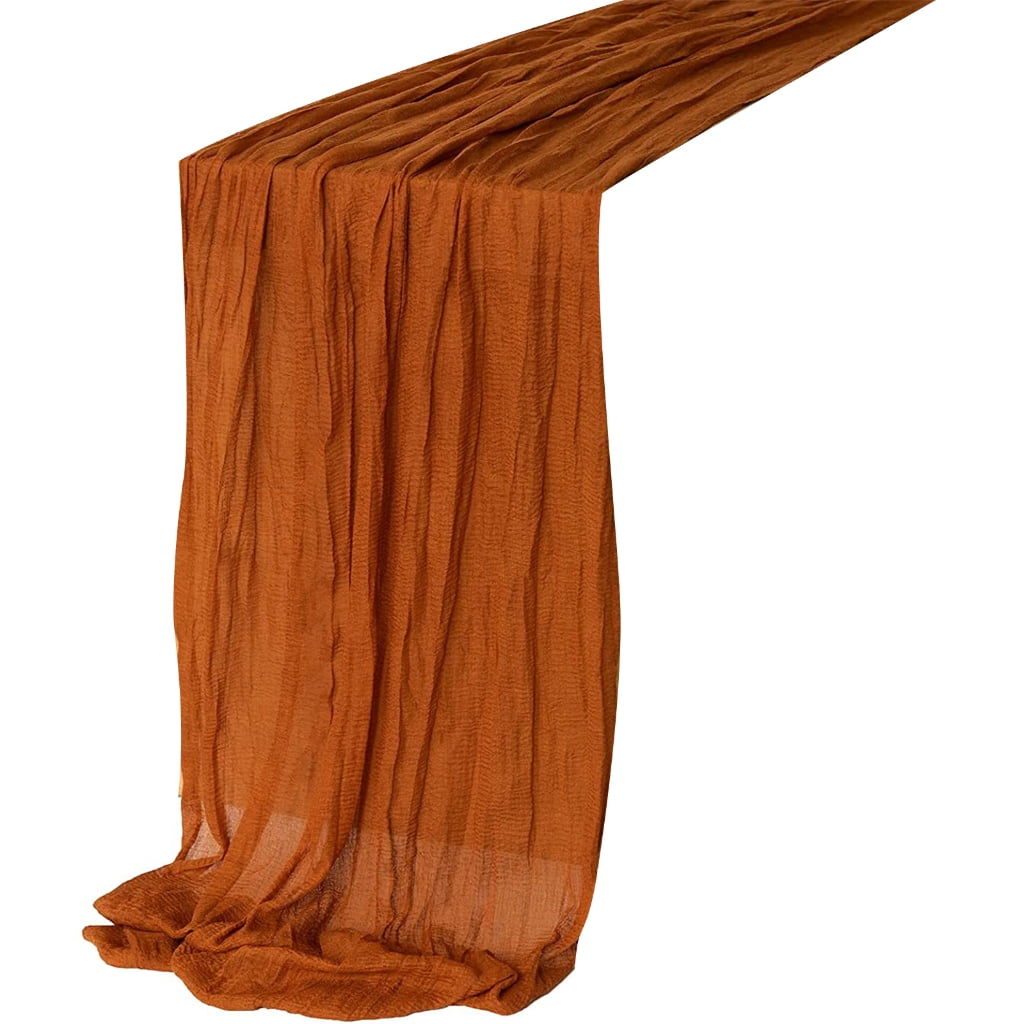 YIGSECU Sophisticated Pleated Table Cloth Table Runner for Formal ...