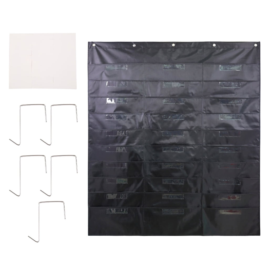 YIGSECU Space Saving Wall Mounted Document Letter 30 Pockets and 5 Over ...