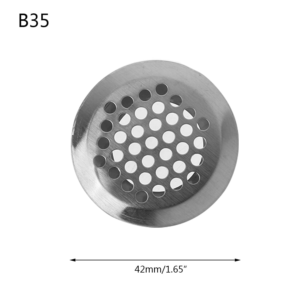 YIGSECU Stainless Steel Air Vent Hole Ventilation Louver Round Shaped ...