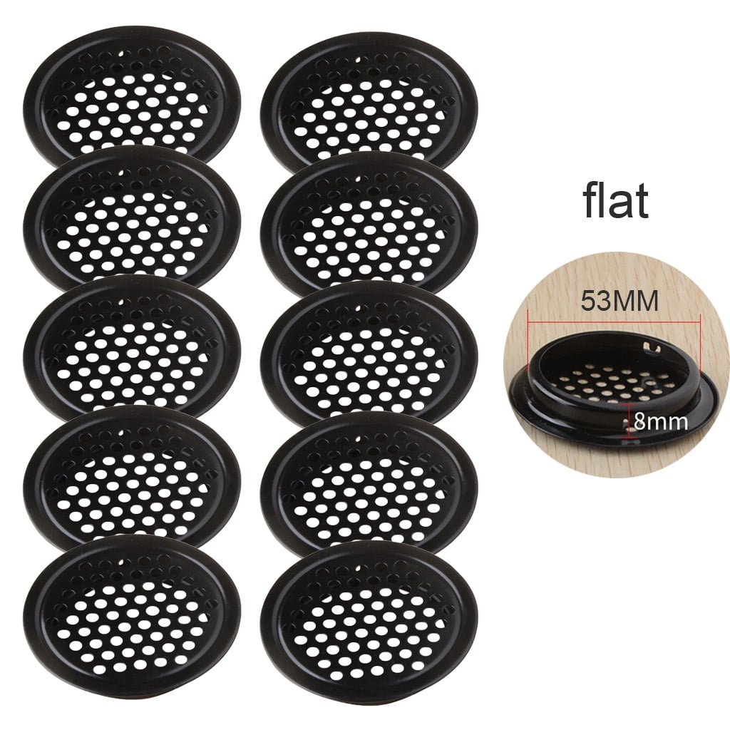 YIGSECU Stainless Steel Louver Air Vent Holes Wardrobe Shoebox Cabinet ...
