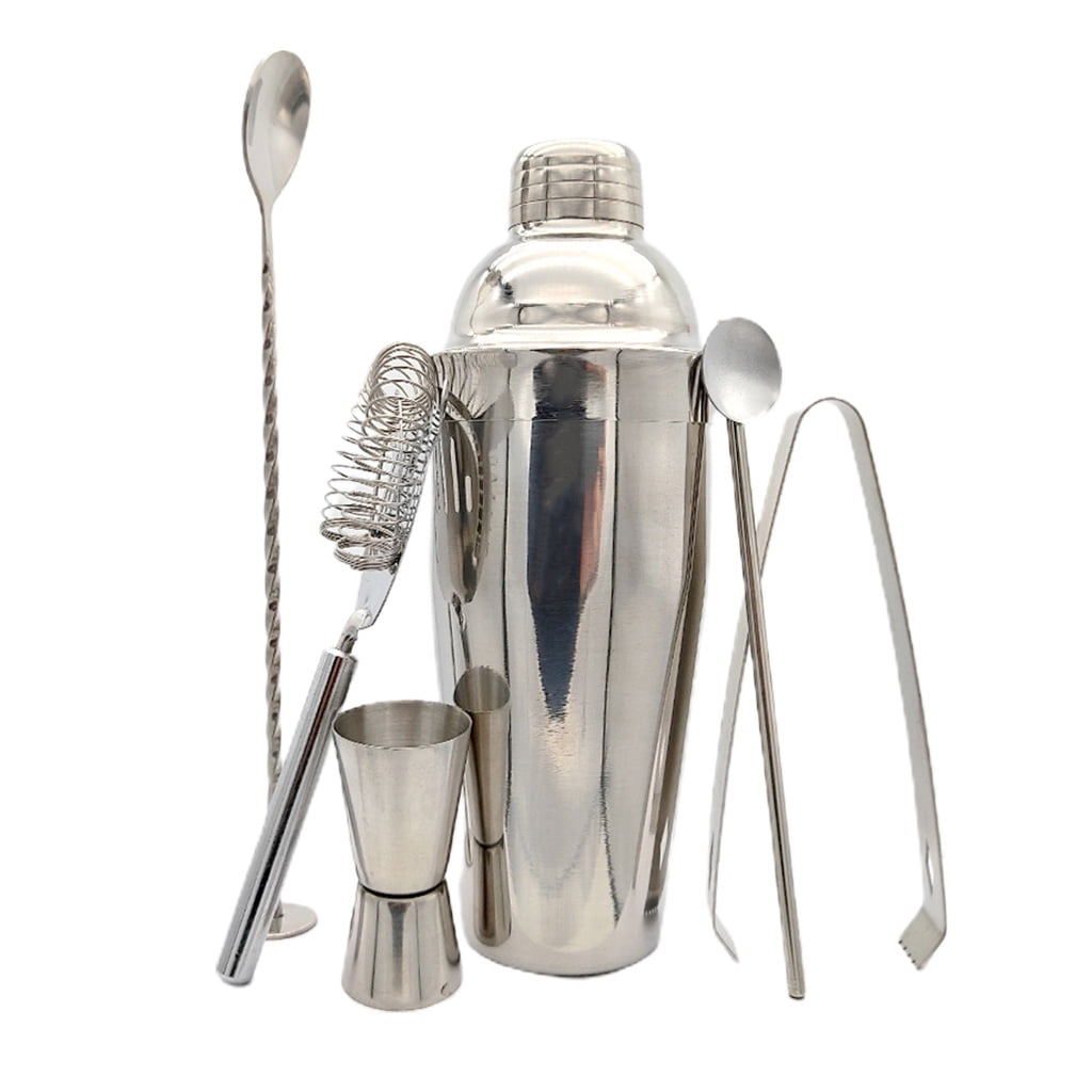 YIGSECU Stainless Steel Professional Cocktail Shaker Set Bar Set ...