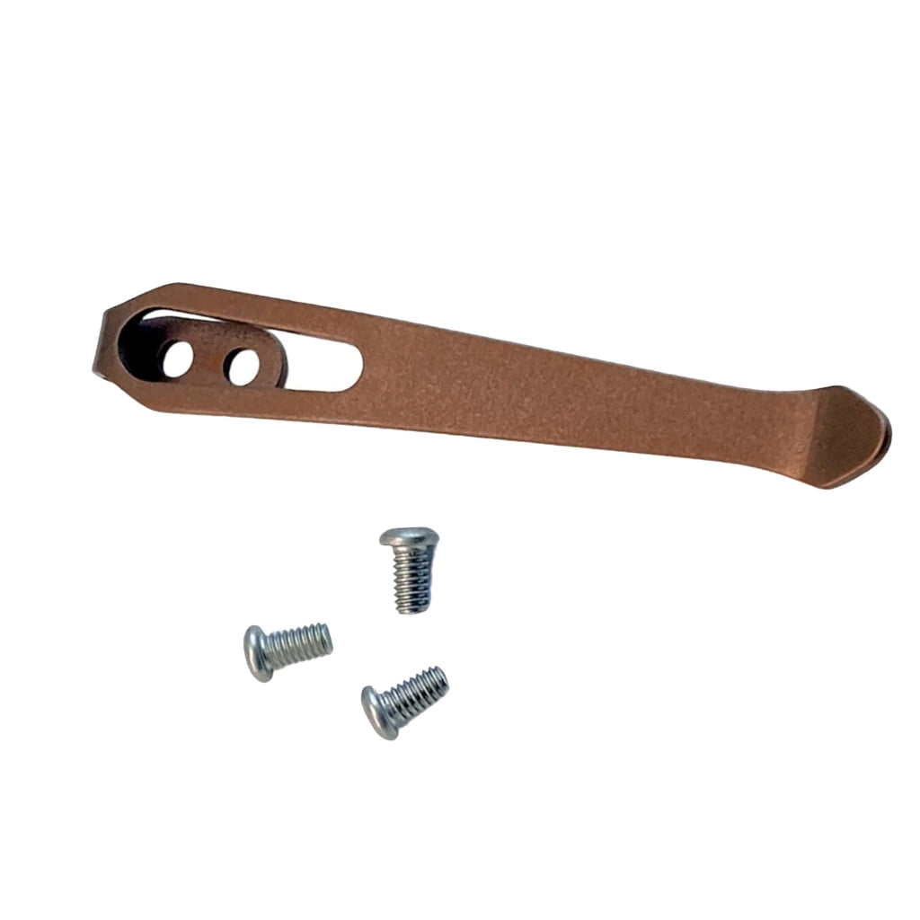 YIGSECU Stainless Steel Tool Pocket Clip Back Clamp for Handmade Cutter ...