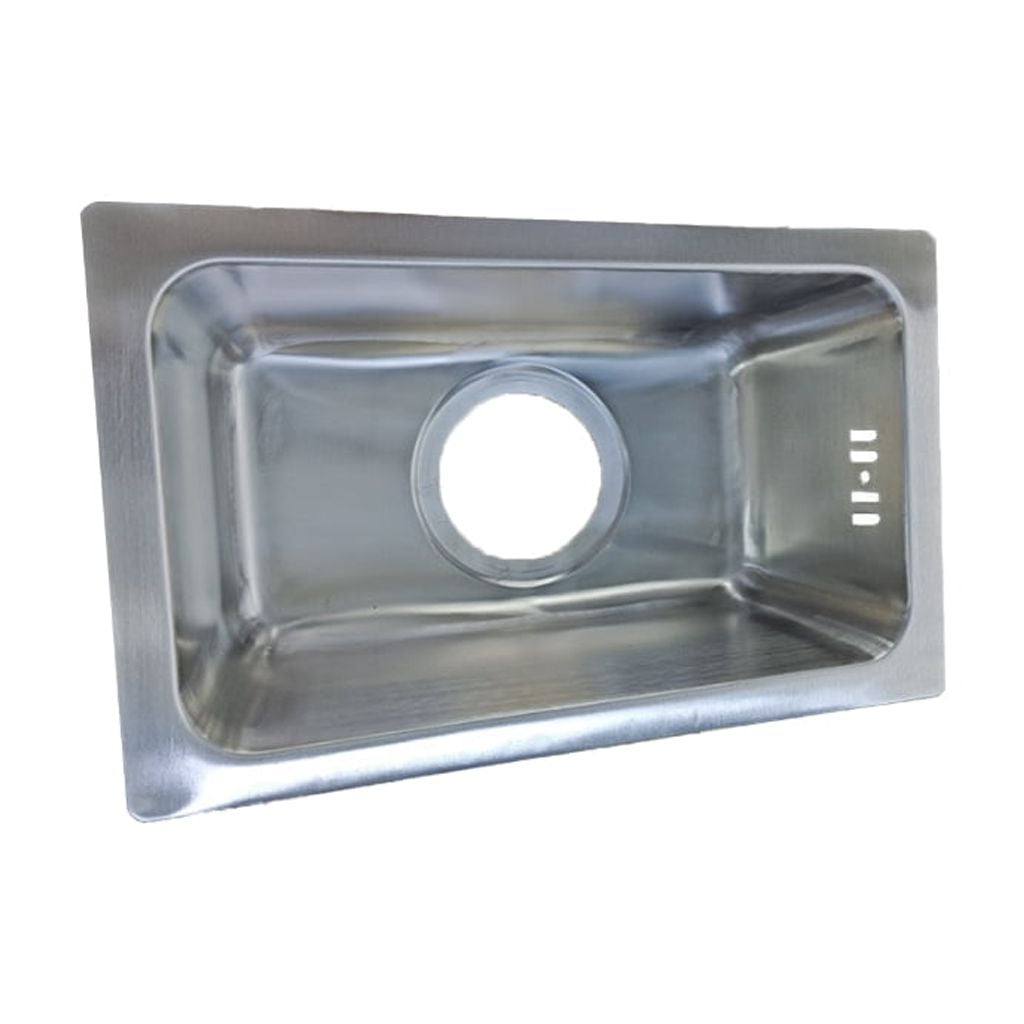 YIGSECU Stainless Steels Square Kitchen Sinks Single Bowl Dish Washing ...
