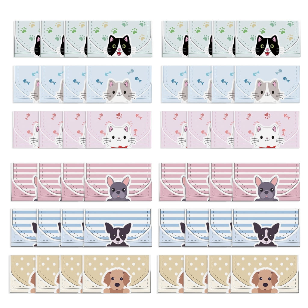 YIGSECU Stationery Paper Set 6.4x8.4Inch Lined Foldable Greeting Card ...