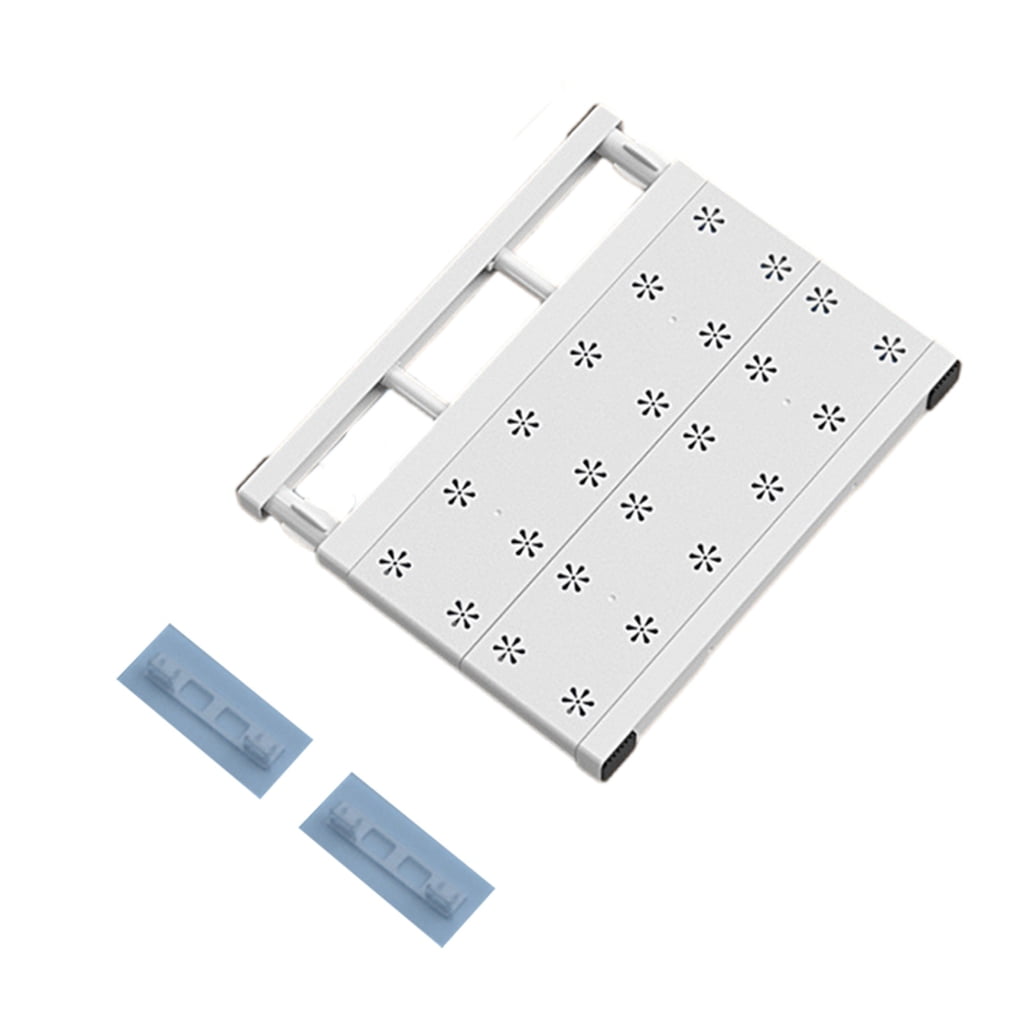 YIGSECU Sturdy Wardrobe Partition Shelf Organizers Storage Holder with ...