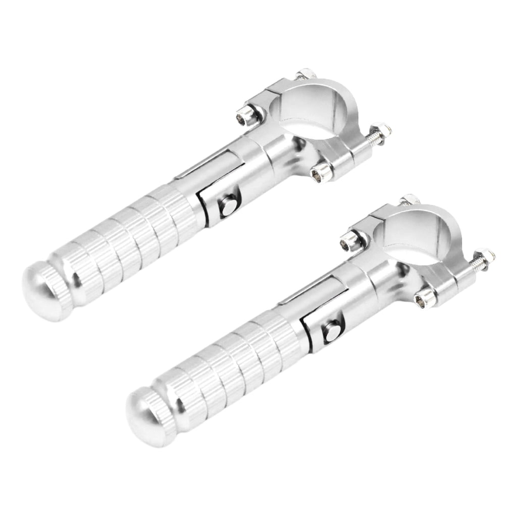 YIGSECU Stylish Adjustable Motorcycle Foot Pegs Pedals Supports for ...