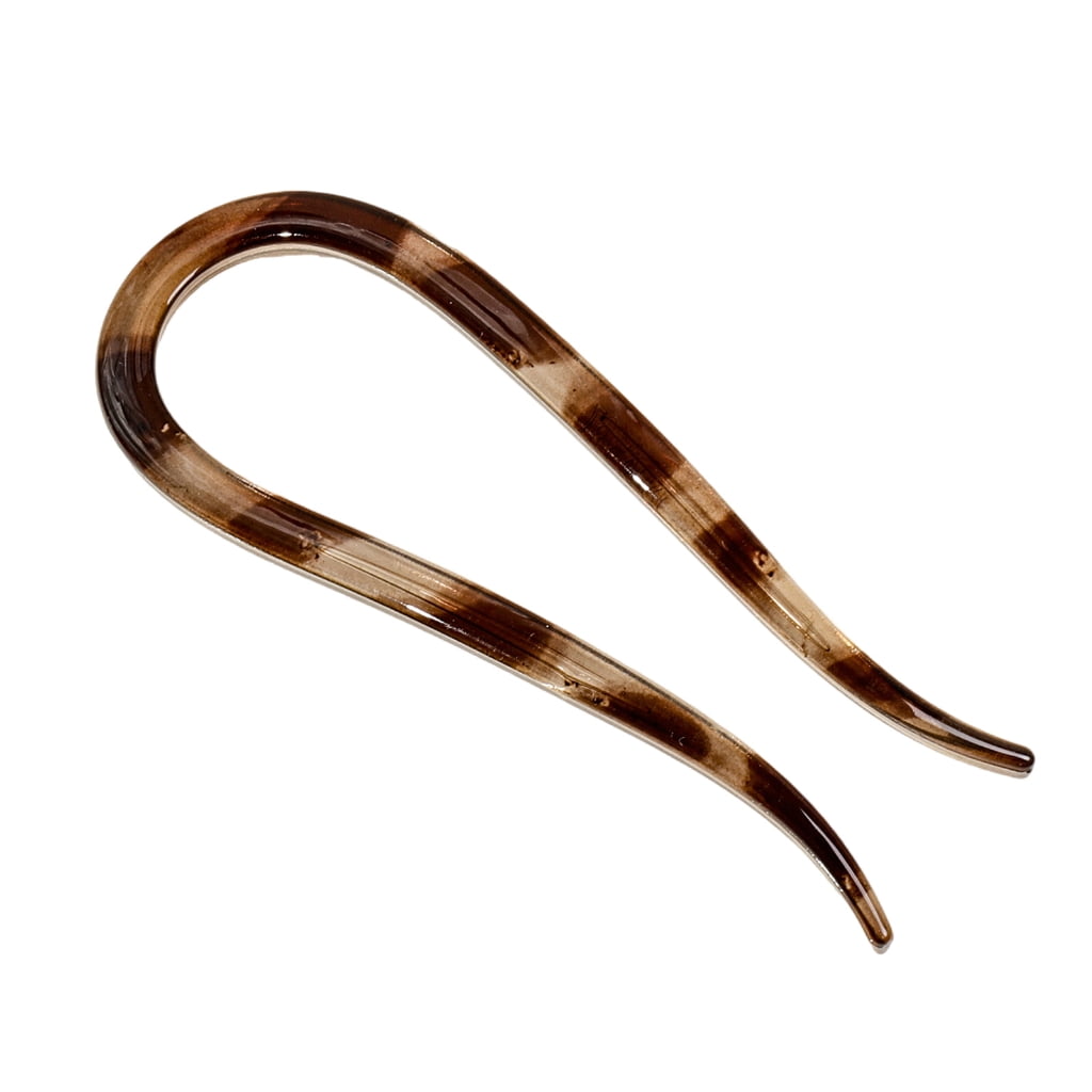 YIGSECU Stylish Hair Stick Goat Horn Design Hair Fork Hair Sticks ...