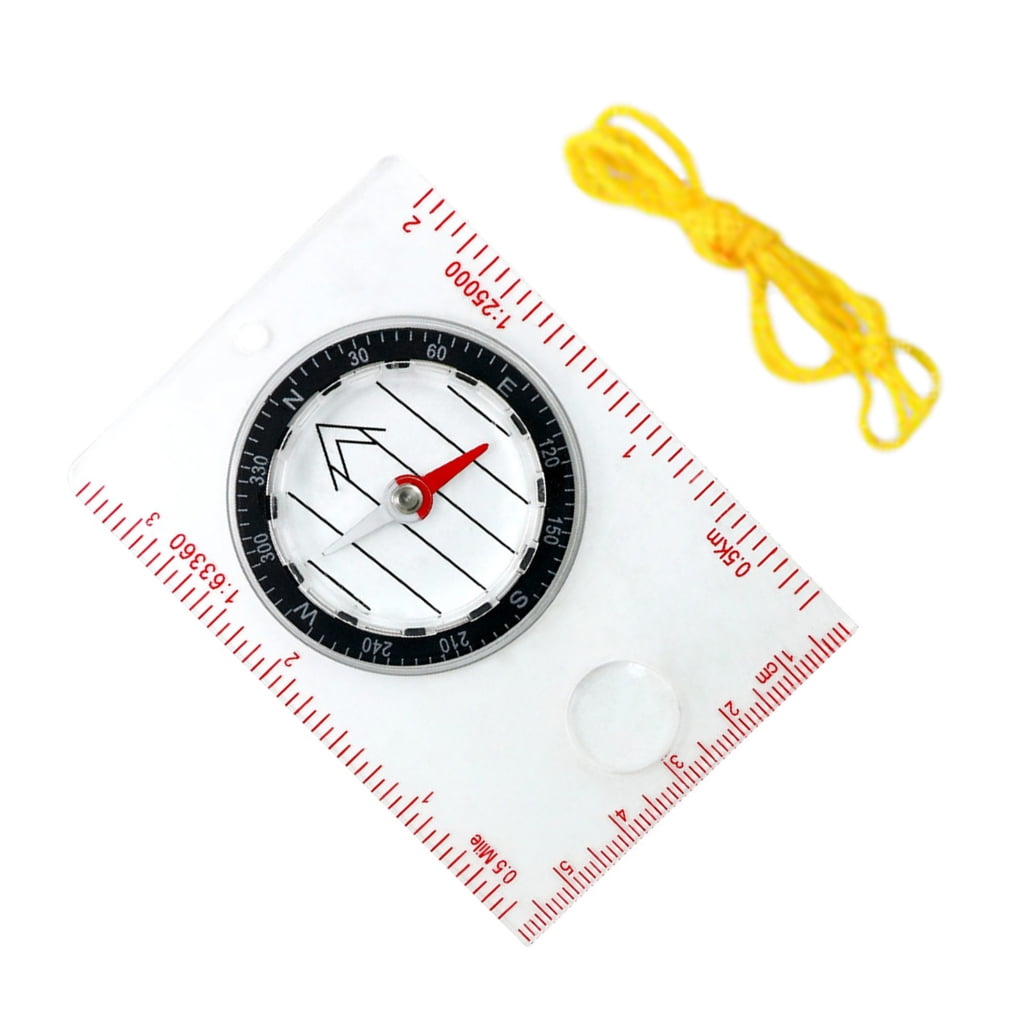YIGSECU Survival Navigation Baseplate Map Compasses with Scale ...