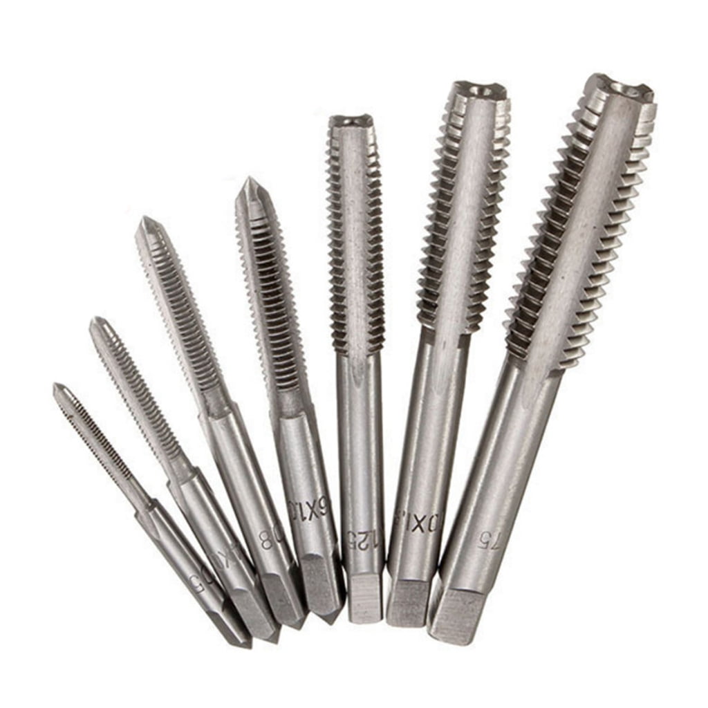 YIGSECU Tap Set With Twist Drill Bits Wrench T Type Machine Hand Screw ...
