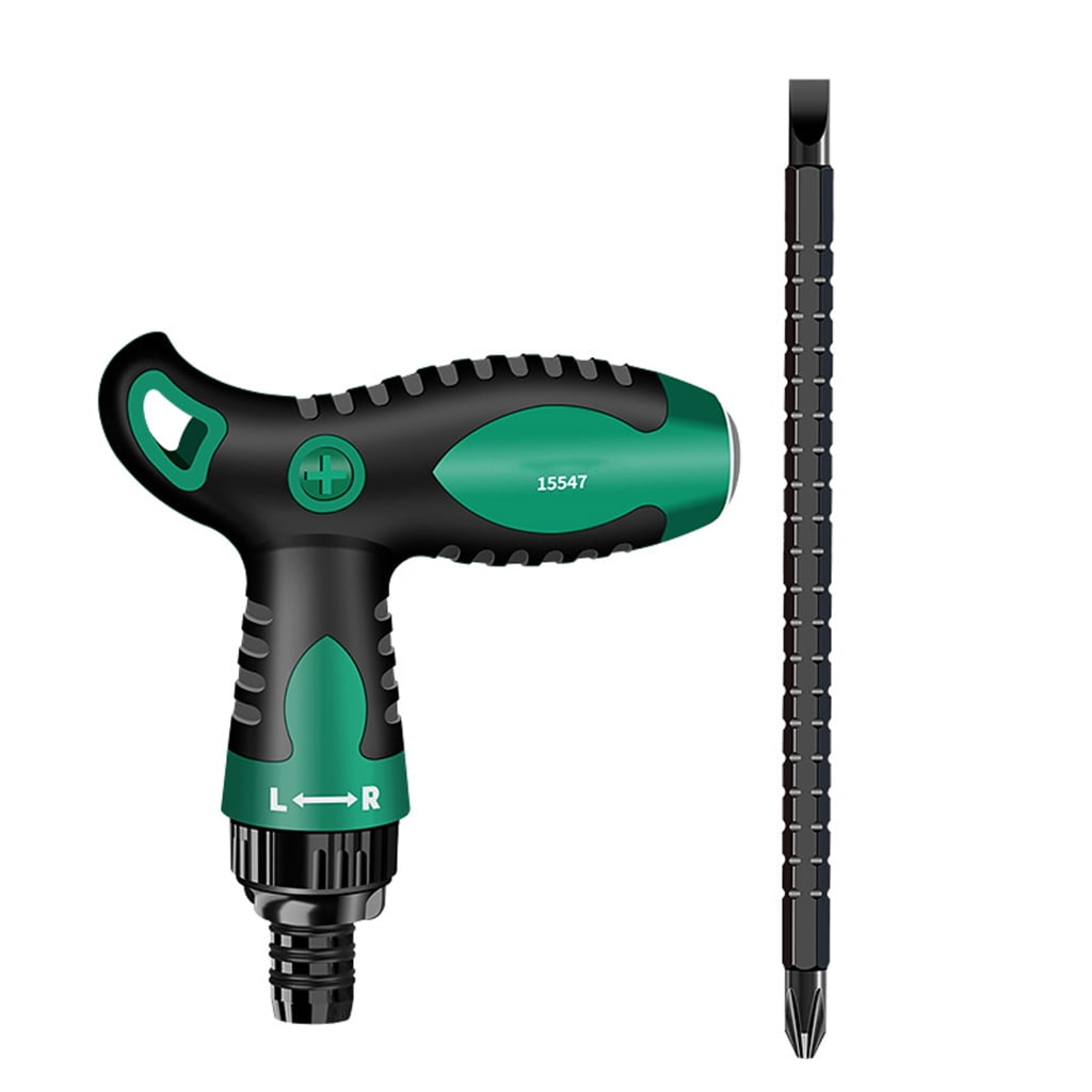 YIGSECU Telescopic Slotted Screwdriver Set Extension Double Head T ...