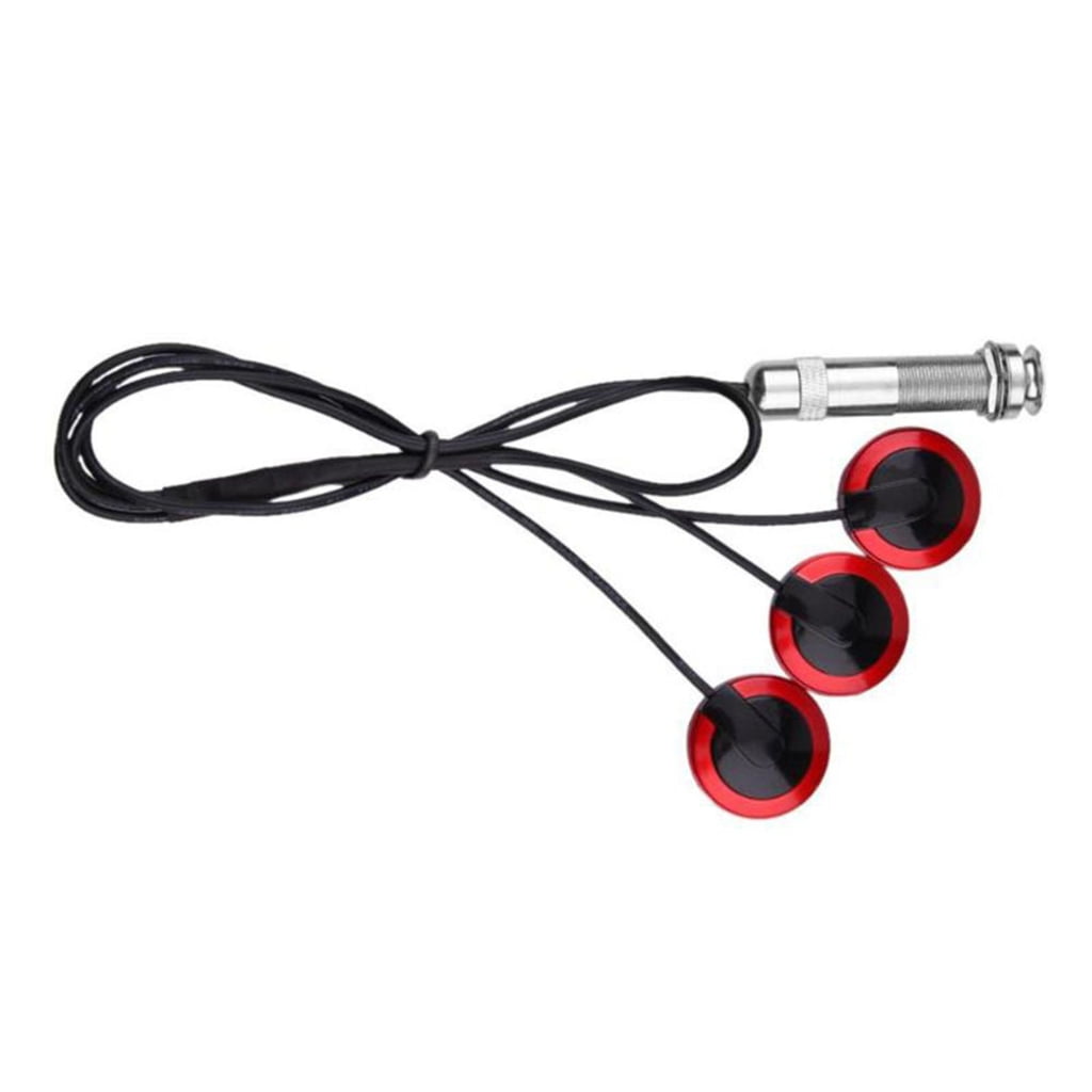 YIGSECU Thumb Piano Pickup Piezo Transducer with Endpin Pickup with 6 ...