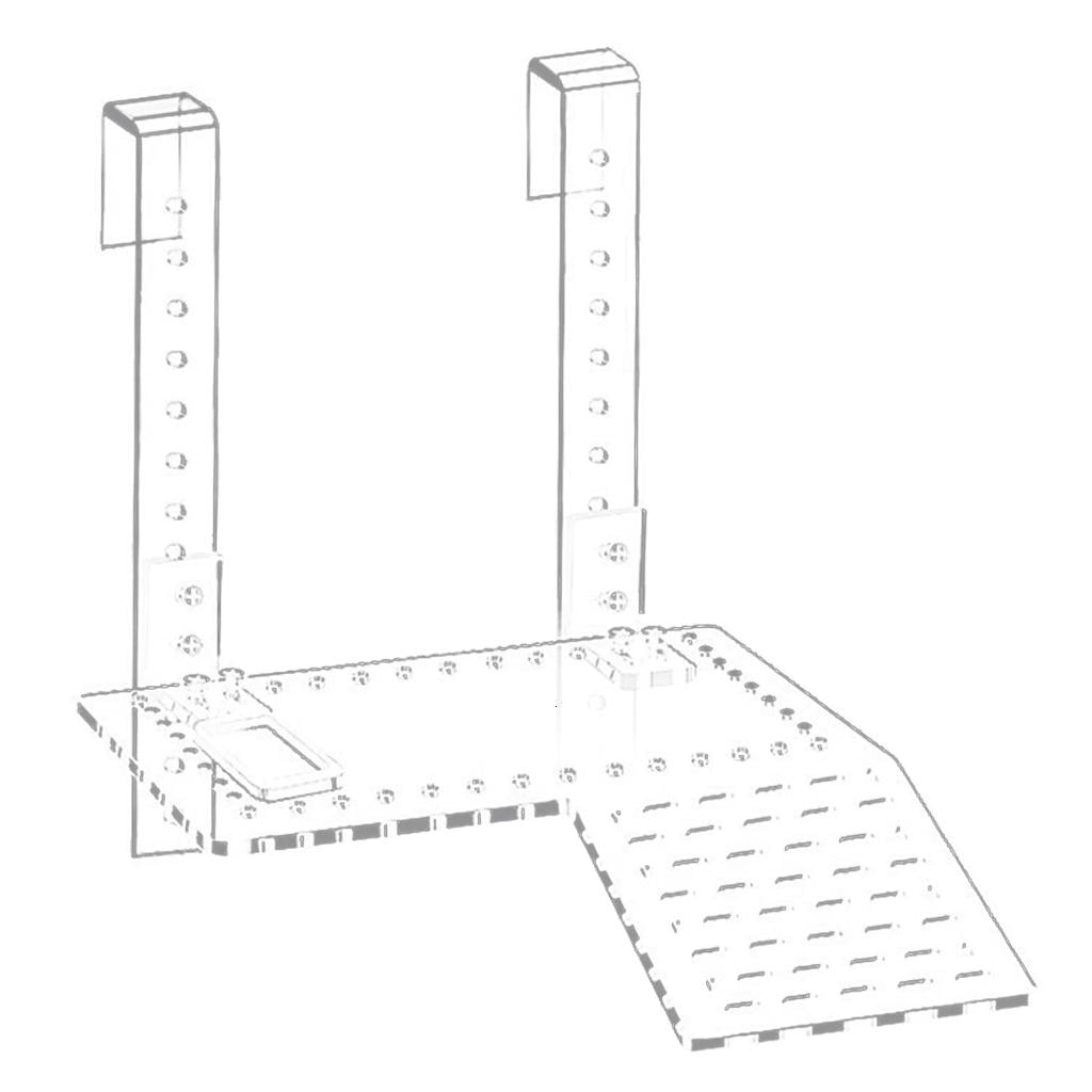 YIGSECU Transparent Reptiles Acrylic Slope Turtle Basking Platform ...