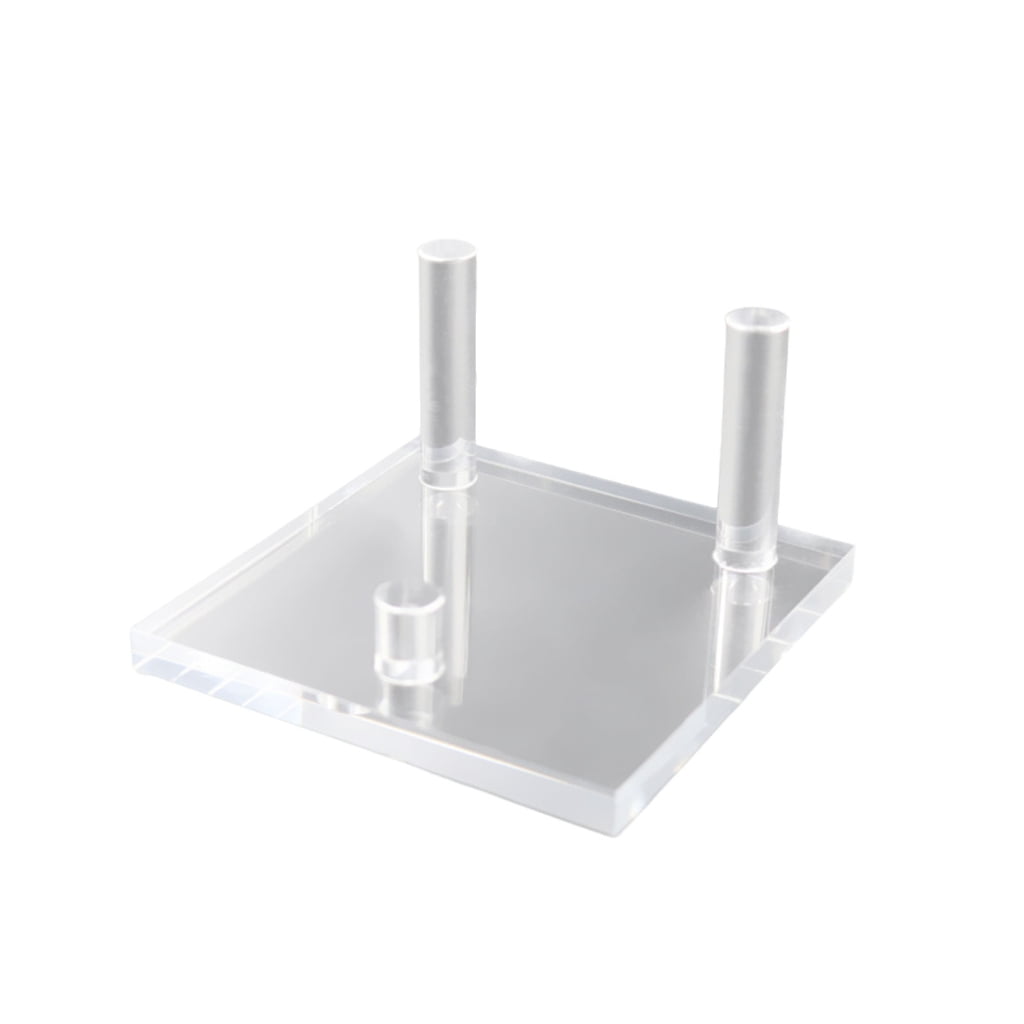 YIGSECU Transparents Acrylic Stand for Rock and Minerals Round/Square ...