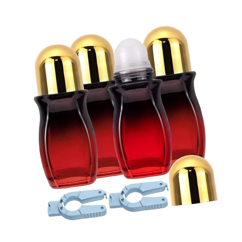 YIGSECU Travel Friendly Rollerball Container Bottles Plastic Roller ...
