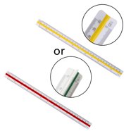 Architectural Scale Ruler: 12" Imperial Aluminum Alloy Metal ...