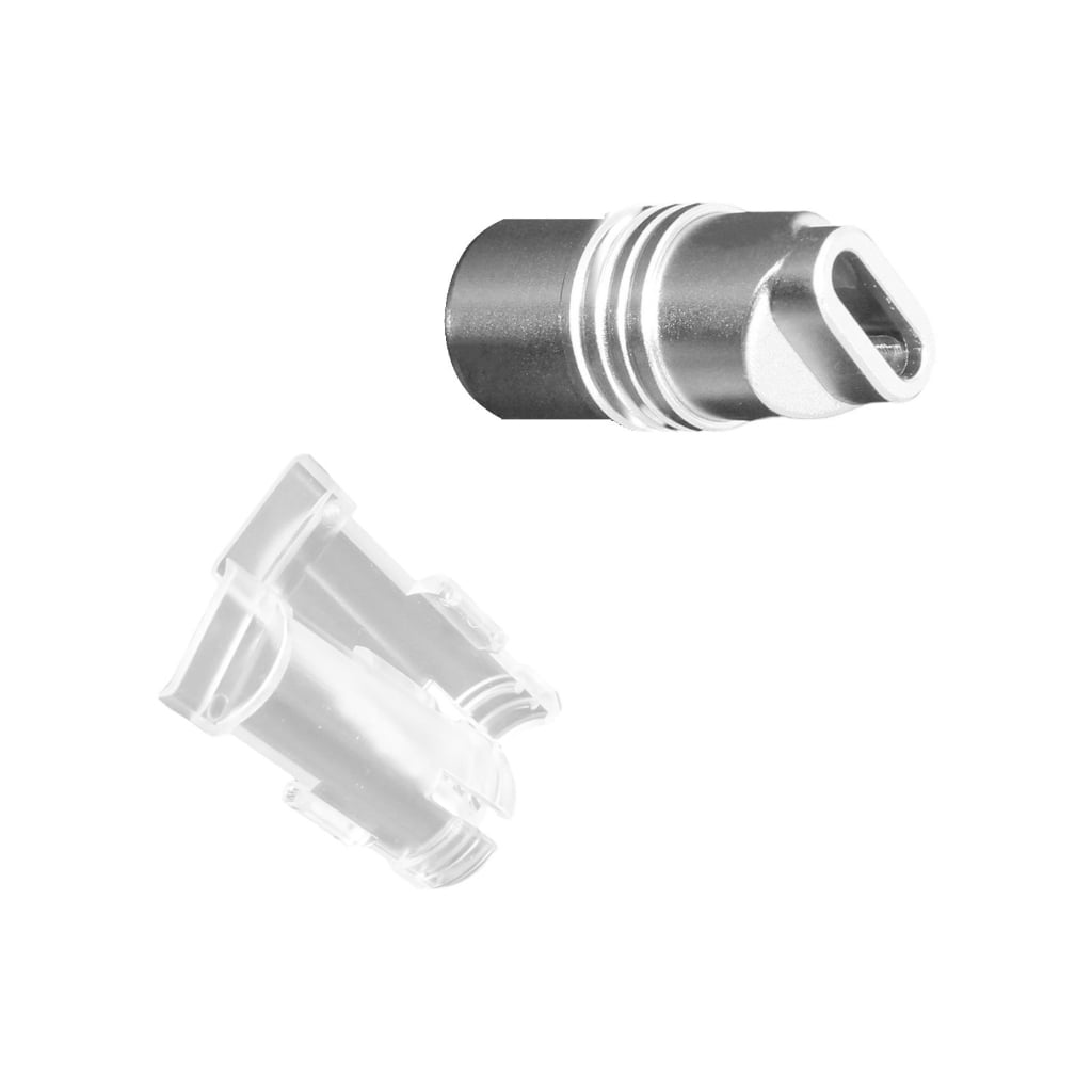 YIGSECU Type C USB C Connector Shell Aluminum Alloy With 6mm Hole For ...