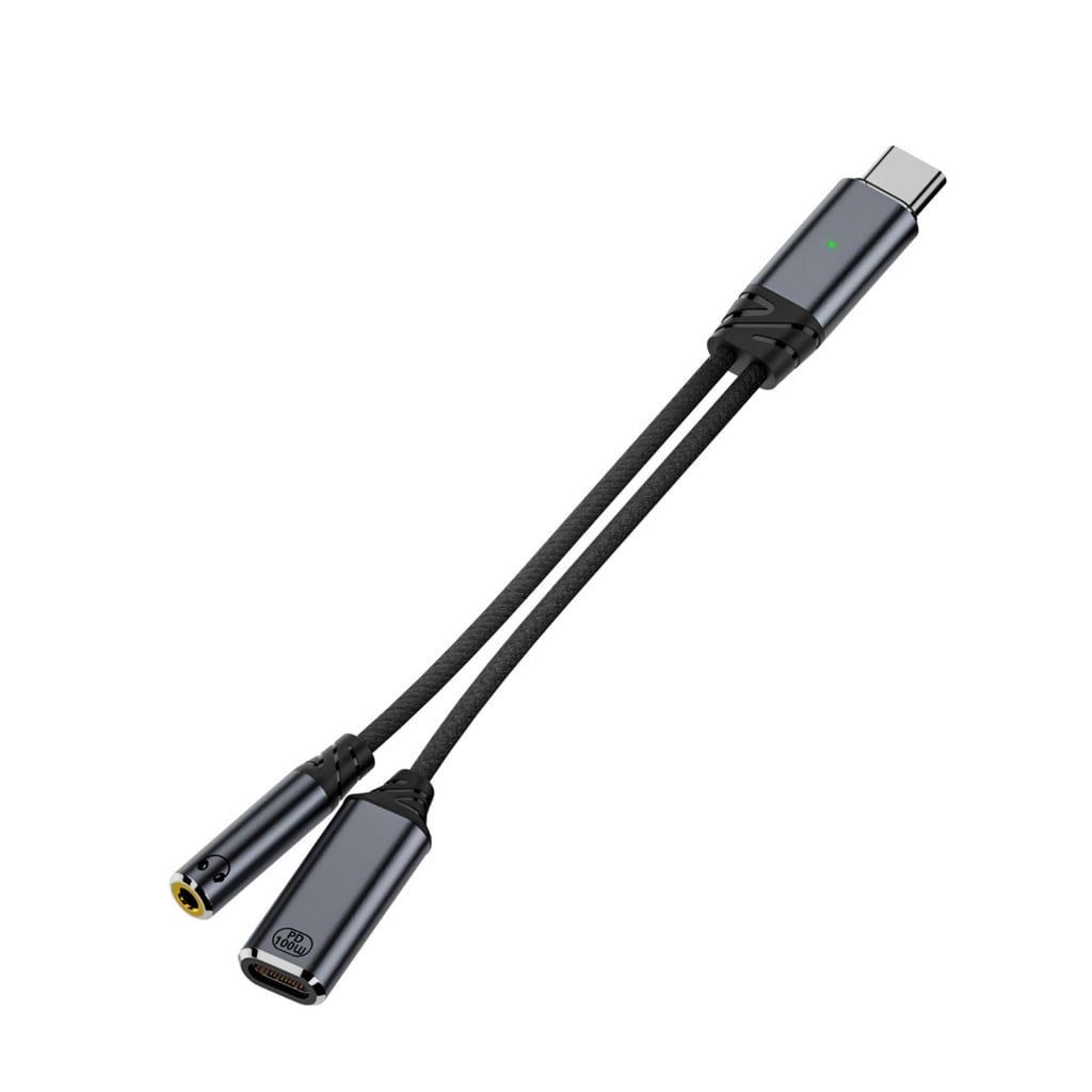 YIGSECU Type C to 3.5mm Headsets and Charging Adapter 2 in 1 Decoding ...
