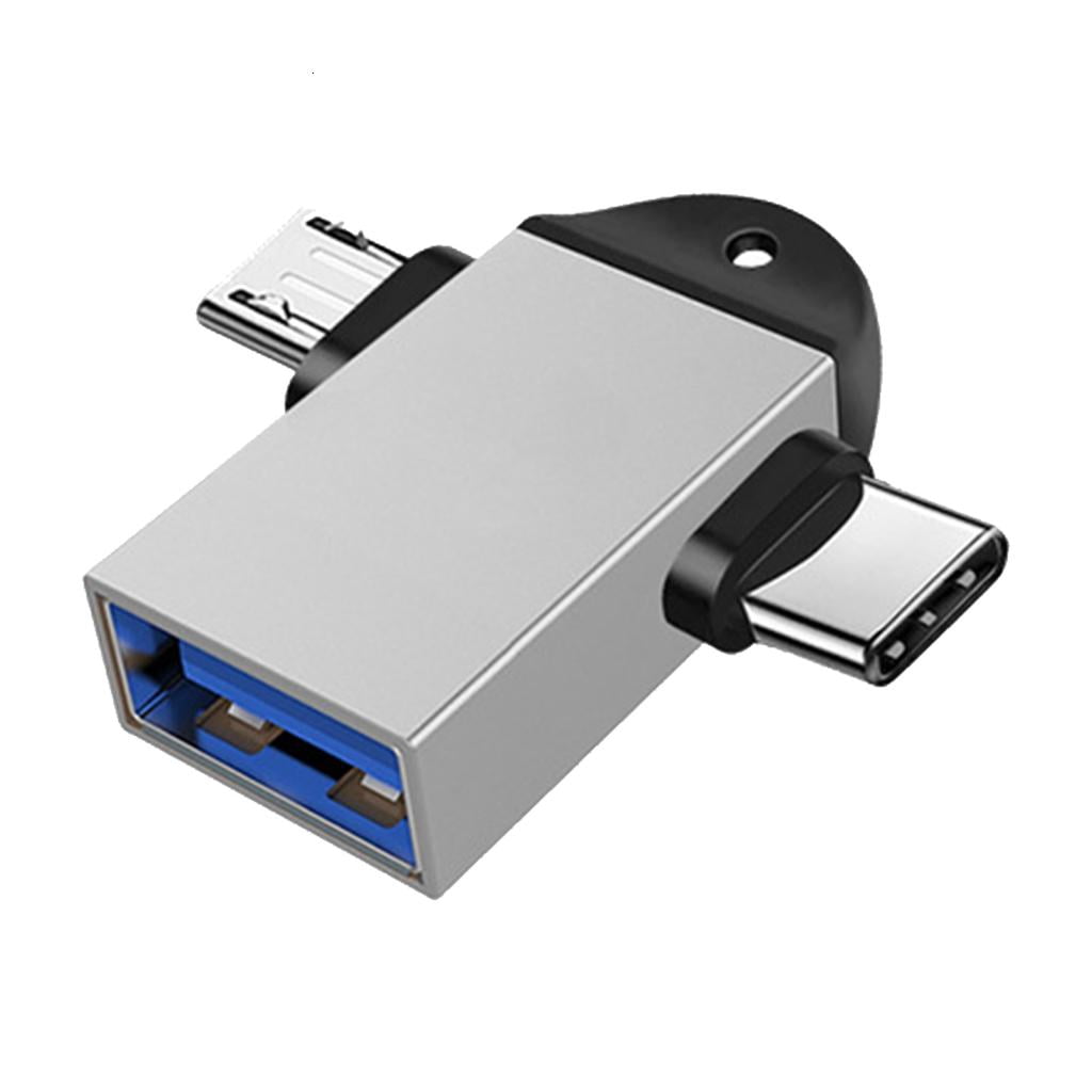 YIGSECU USB 3.0 to Type C and Small USB OTG Adapters Aluminum Type C ...