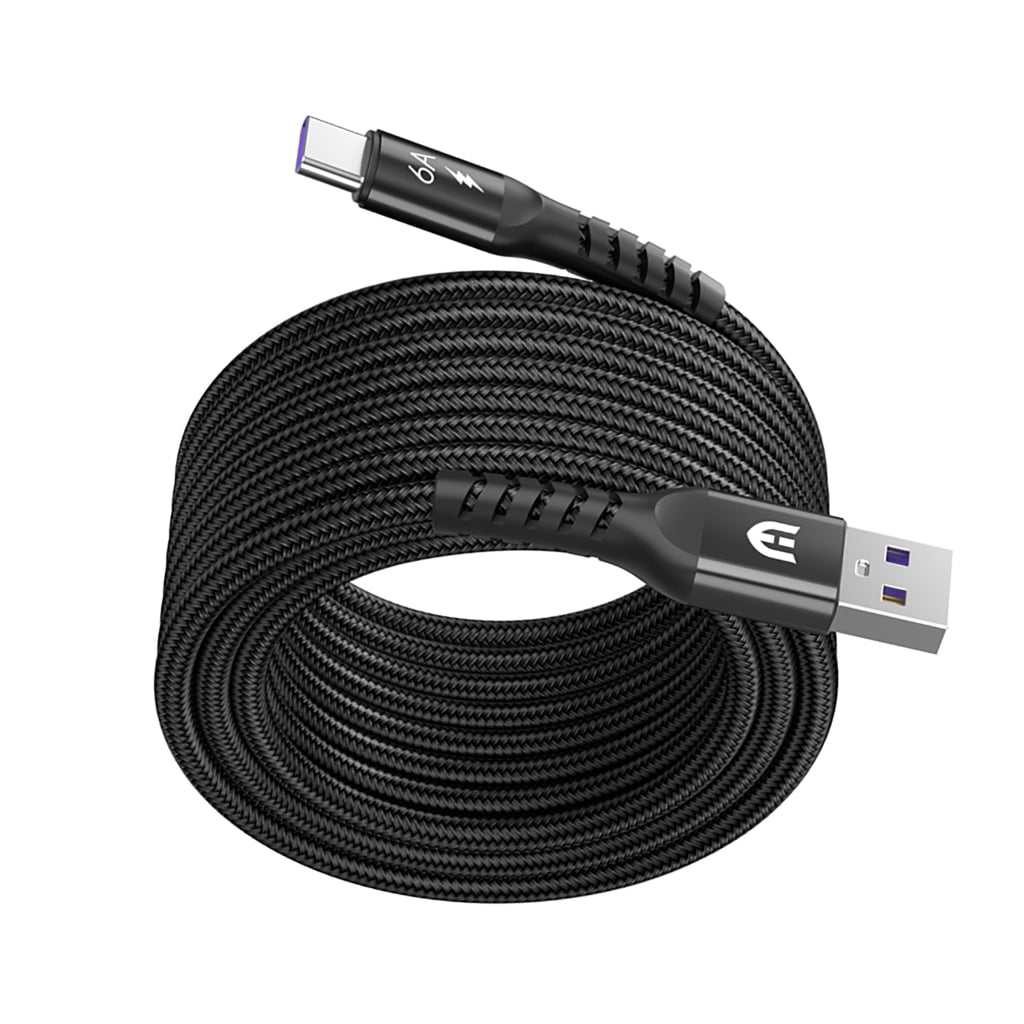 YIGSECU USB C to USB Fast Charging Cable Nylon Braided Cord 480Mbps ...