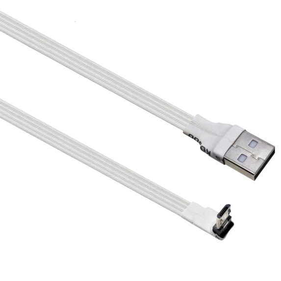 YIGSECU USB To USB 5Pin Sync Data Cable Mobile Power Cable Flat Rubber ...