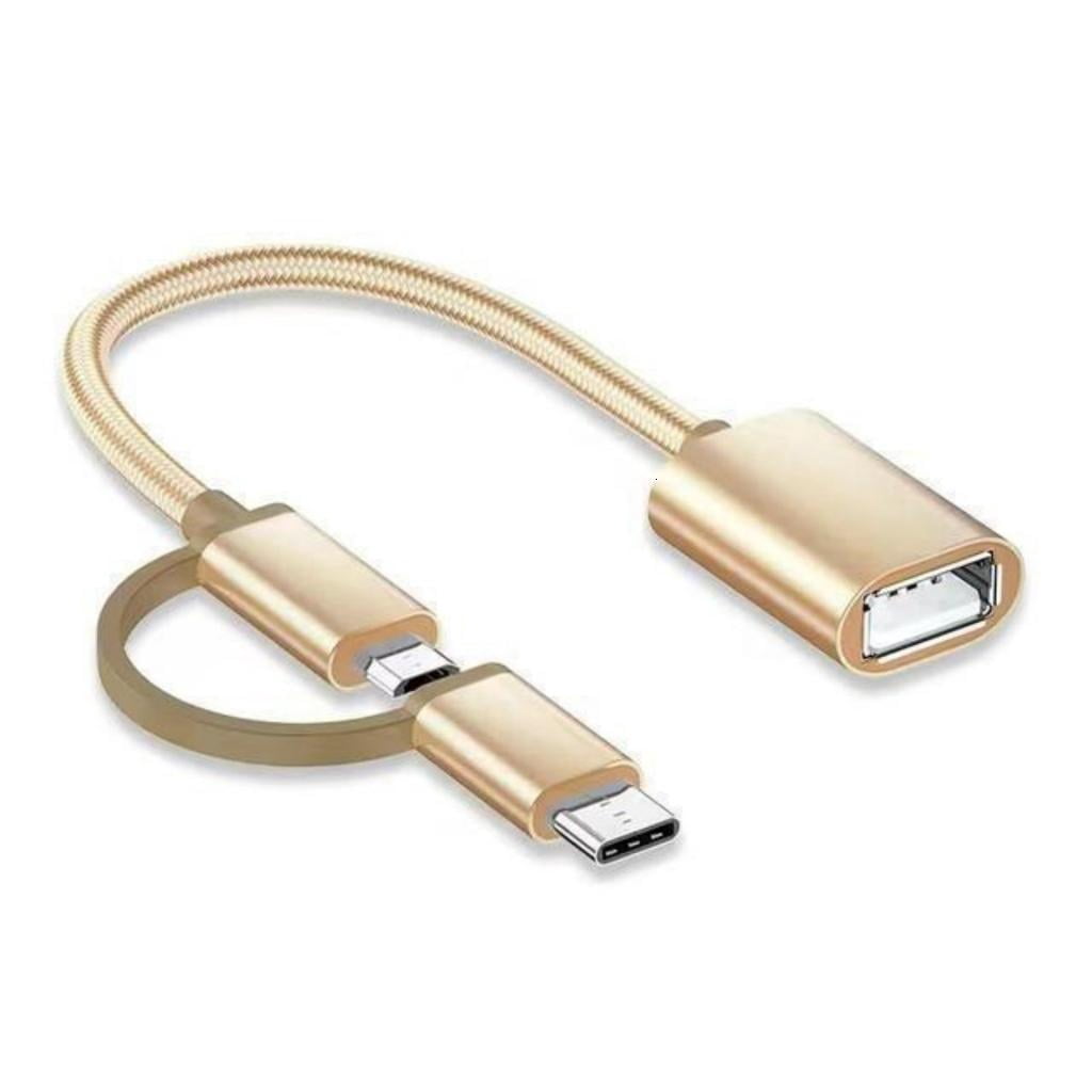 YIGSECU USB Type C Small USB OTG Cable Small OTG Adapter Supports ...
