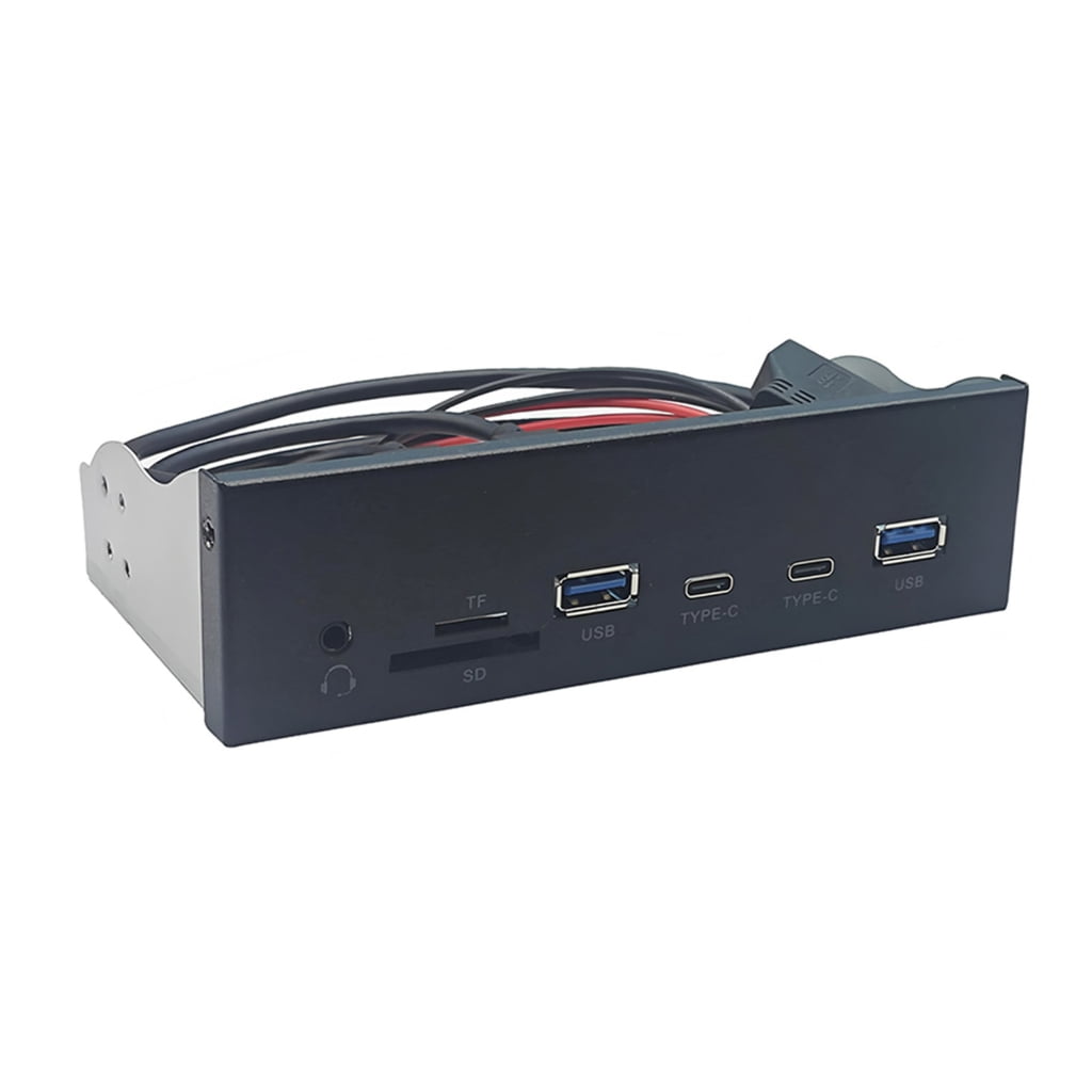 YIGSECU USB3.2 Gen1 5.25Inch Panel For PC Case With Double USB3.0 Type ...