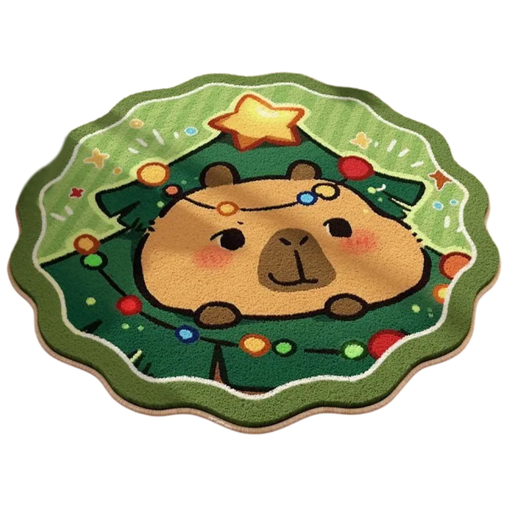 YIGSECU Unique Capybara Pattern Floor Mat Bath Mat Water Absorption for ...